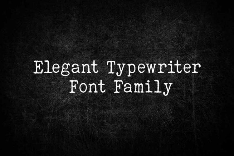 30 Best Typewriter Fonts — Free & Premium - The Designest