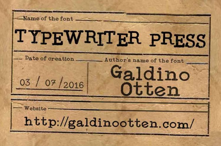 40+ Best Typewriter Fonts ⌨️ (Free & Paid) - The Designest