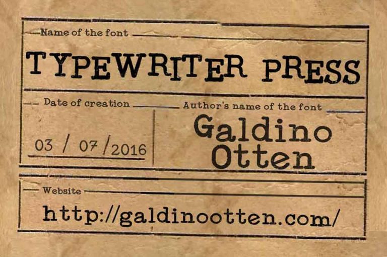 40+ Best Typewriter Fonts ⌨️ (Free & Paid) - The Designest