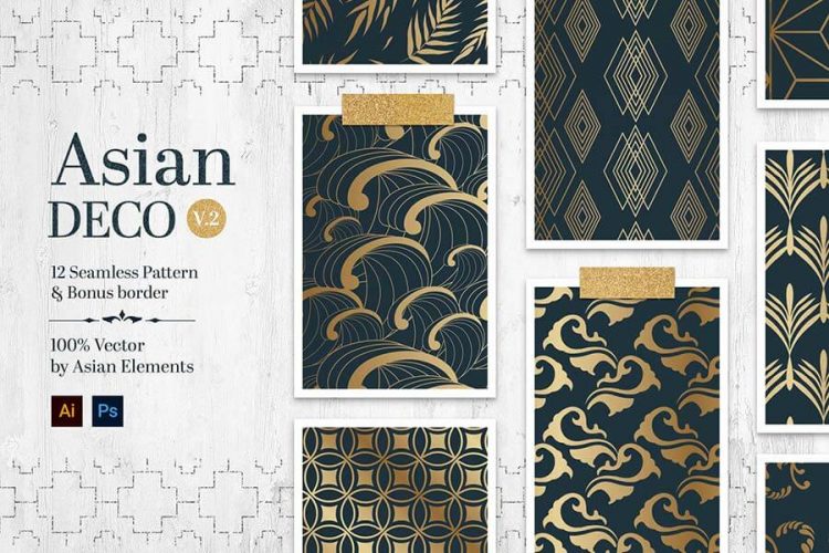 25 Best Japanese Textures with Traditional Ornaments — Free & Premium ...