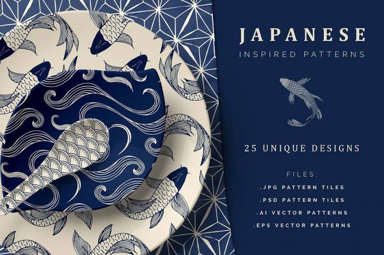 25 Best Japanese Textures with Traditional Ornaments — Free & Premium ...