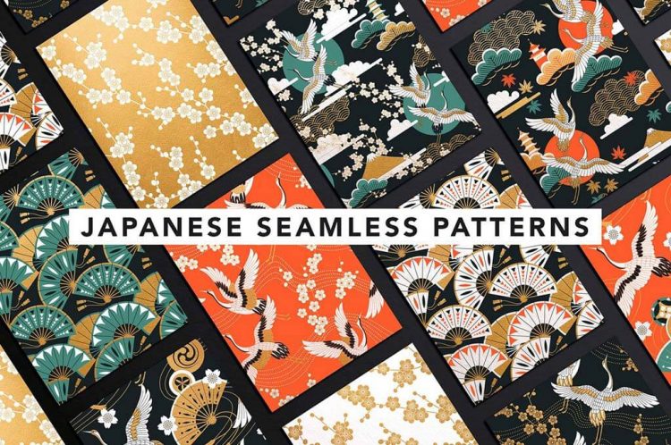 25 Best Japanese Textures with Traditional Ornaments — Free & Premium ...