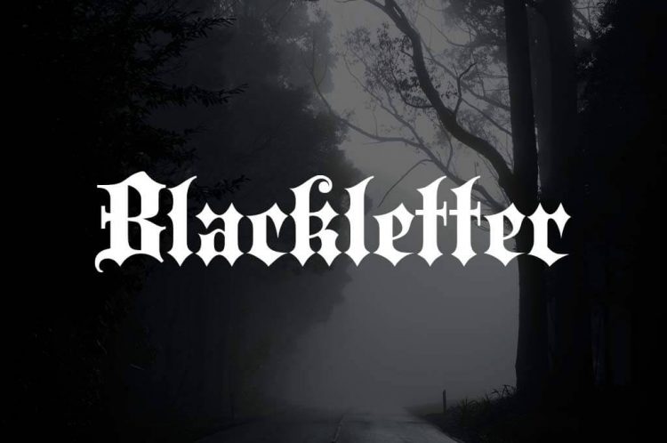 40+ Best Gothic Fonts For Blackletter Typography Lovers - The Designest