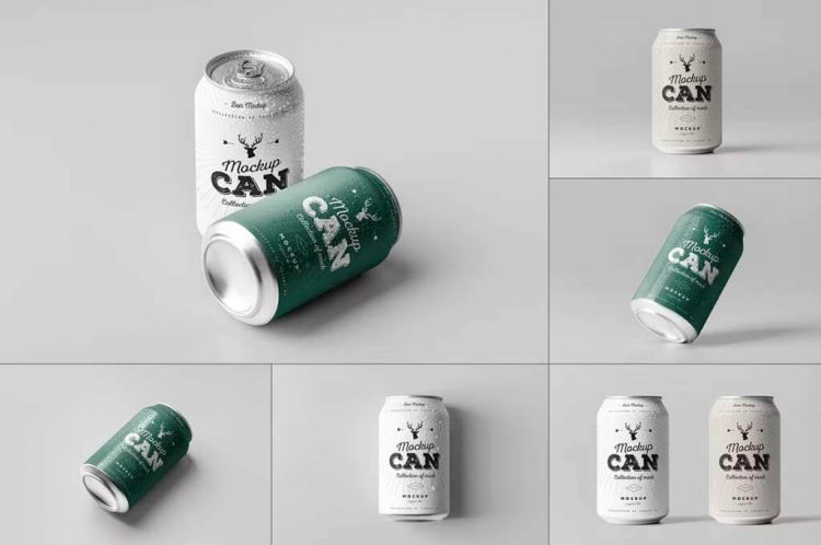 60+ Best Can Mockup Templates?(Free & Paid)