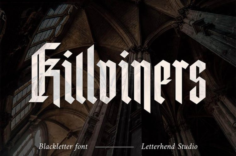 40+ Best Gothic Fonts For Blackletter Typography Lovers - The Designest