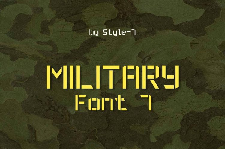 40+ Military Fonts For Army Designs — Free & Premium - The Designest