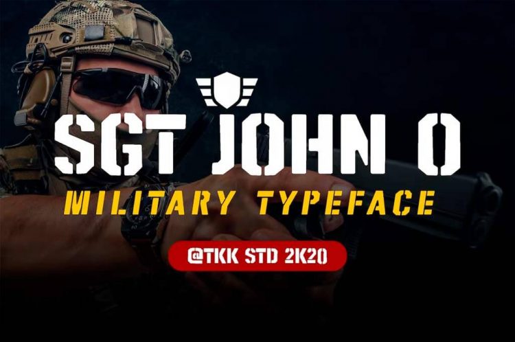 45+ Best Military Fonts For Army Designs ?️ (Free & Paid) - The Designest