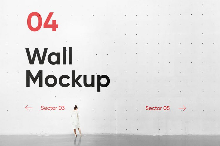 45+ Best Wall Mockup Templates ⇪ Download PSD Mockups