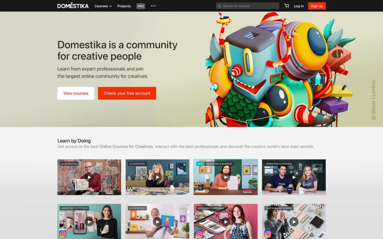Domestika: A Community for Creative Growth — The Designest