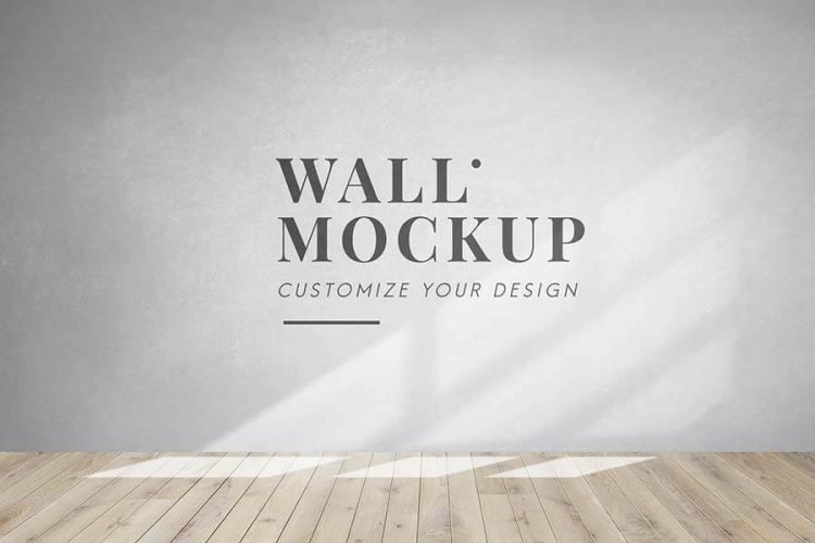 45+ Best Wall Mockup Templates ⇪ Download PSD Mockups