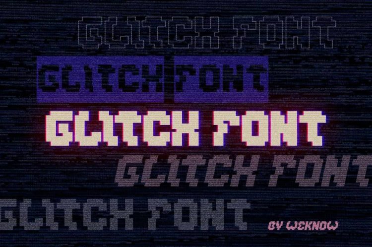 20+ Glitch Fonts — Free & Premium — The Designest