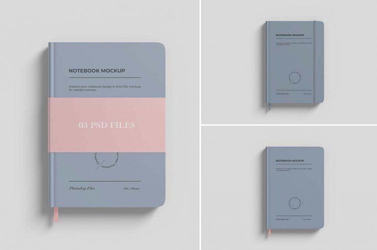 50+ Best Notebook Mockup Templates (Free & Paid) - The Designest