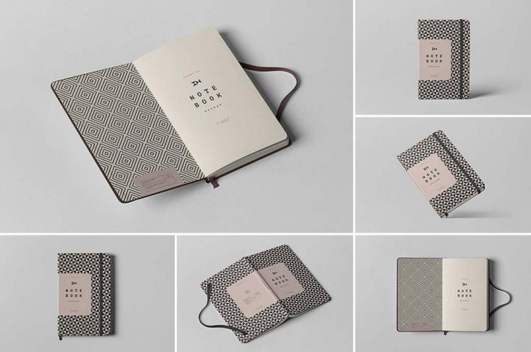 50+ Best Notebook Mockup Templates (Free & Paid) - The Designest