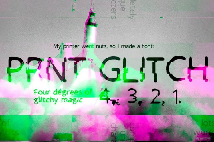 35+ Best Glitch Fonts with Aesthetic Distortion - Download Free on The ...