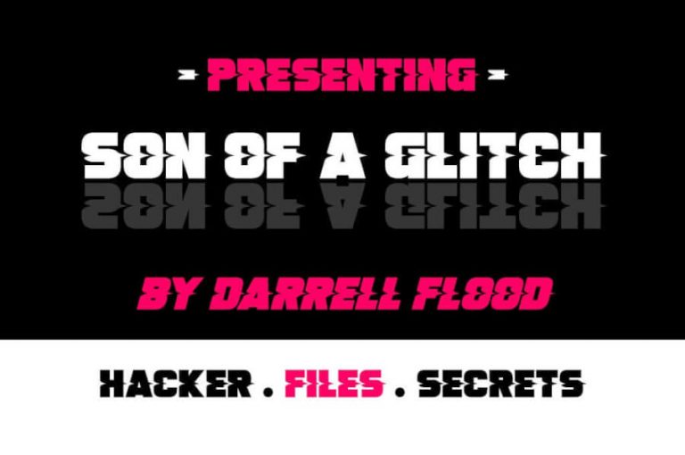 35+ Best Glitch Fonts with Aesthetic Distortion - Download Free on The ...