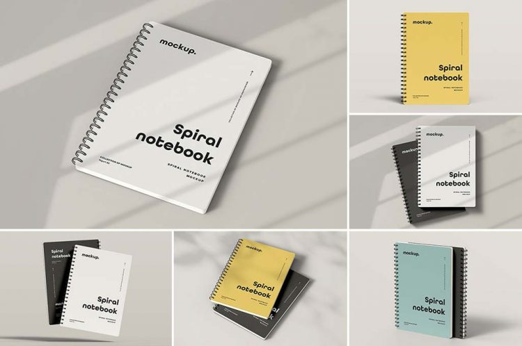 50+ Best Notebook Mockup Templates (Free & Paid) - The Designest