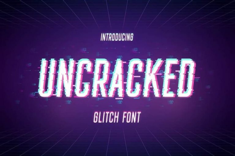 35+ Best Glitch Fonts with Aesthetic Distortion - Download Free on The ...