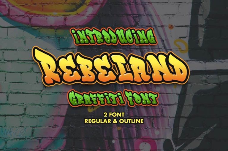 50+ Best Graffiti Fonts — Free & Premium — The Designest