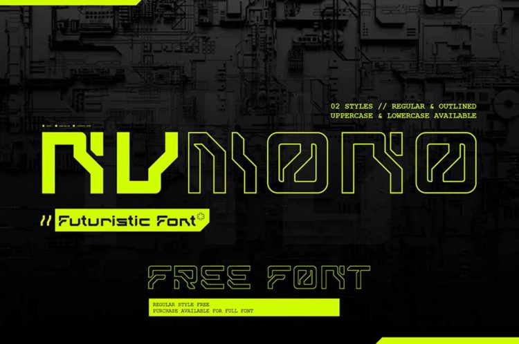 50+ Best Futuristic Fonts: Off-World Top (Free & Paid) - The Designest