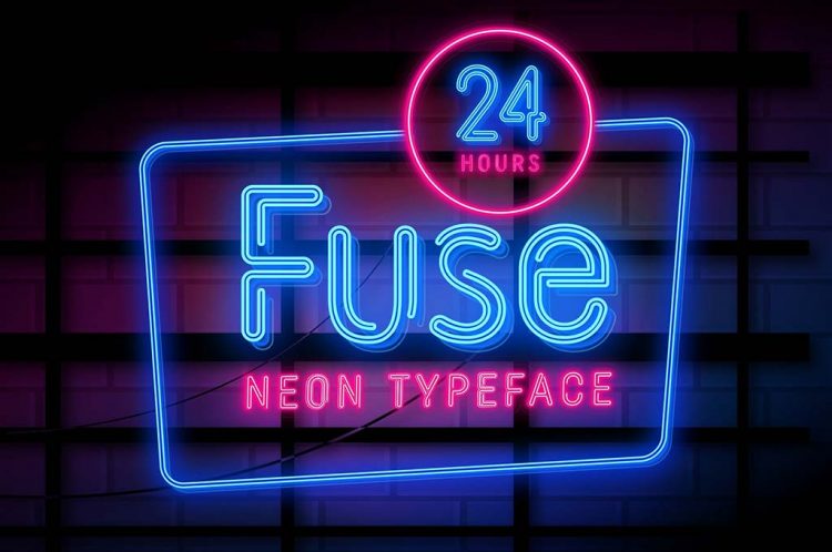 65+ Best Neon Fonts For 2024 ⬆️ Free & Paid