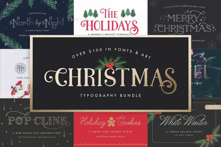 45+ Best Christmas Fonts With Holiday Magic (Free & Paid) - The Designest