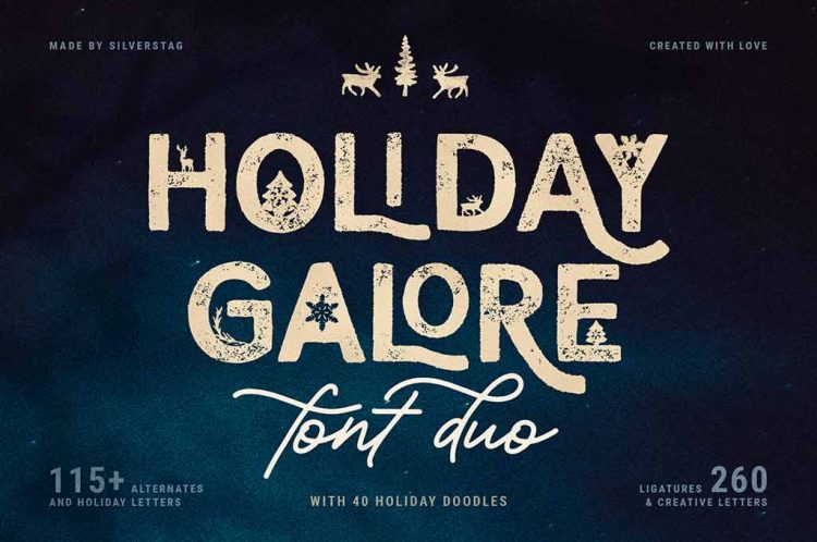 45+ Best Christmas Fonts With Holiday Magic (Free & Paid) - The Designest