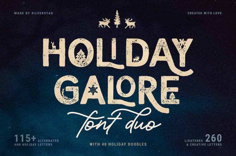 50+ Best Christmas Fonts ?With Holiday Magic