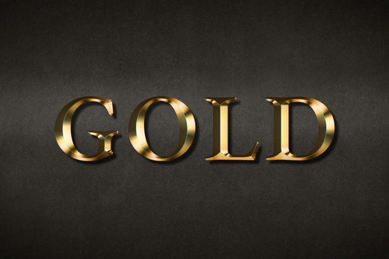 How to Create Gold Text in Photoshop: Ultimative Guide — The Designest