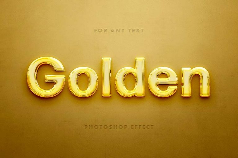 How to Create Gold Text in Photoshop: Ultimative Guide — The Designest