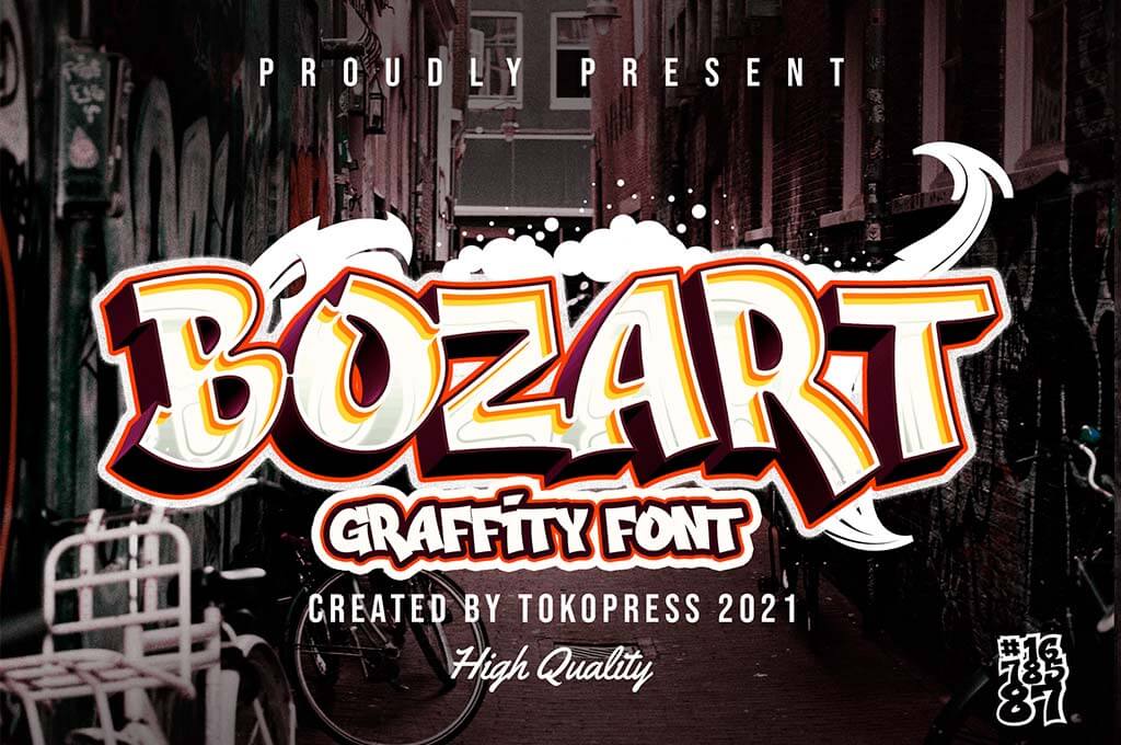 35+ Best Graffiti Fonts for Urban Art Design (Free & Paid)