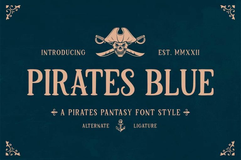 45+ Best Pirate Fonts To Sail Your Design (Free & Paid)