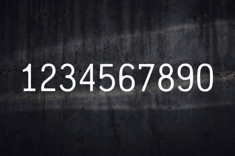 35+ Best Number Fonts?(Free & Paid) — The Designest