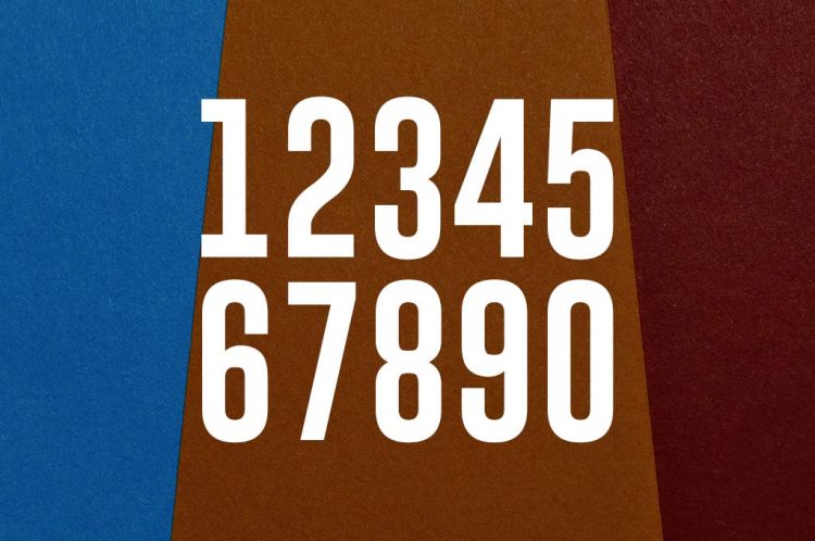 35+ Best Number Fonts?(Free & Paid) — The Designest