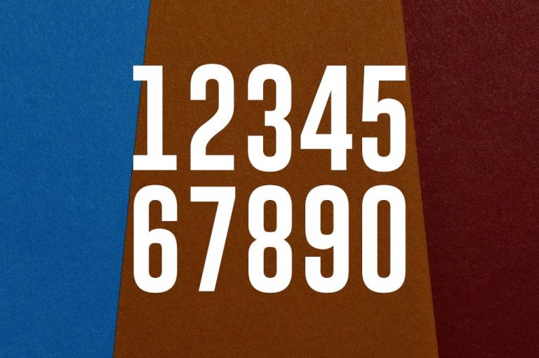 35+ Best Number Fonts?(Free & Paid) — The Designest