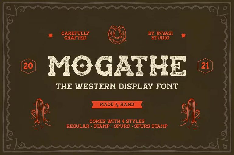 40+ Best Western Fonts: Rustic, Cowboy, and Old West Styles