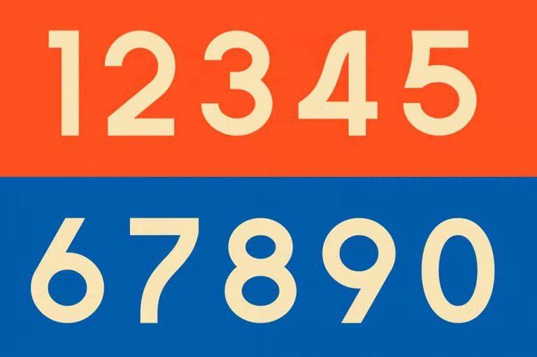 35+ Best Number Fonts?(Free & Paid) — The Designest
