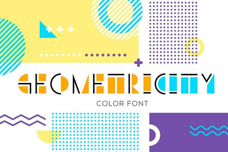 35+ Best Geometric Fonts (Free & Paid) - The Designest