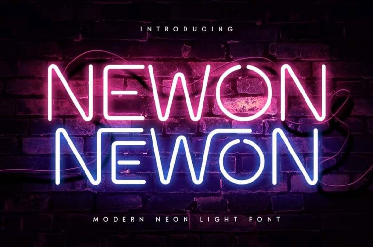 65+ Best Neon Fonts For 2024 ⬆️ Free & Paid