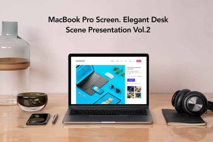 45+ Best Free MacBook Mockup Templates - The Designest
