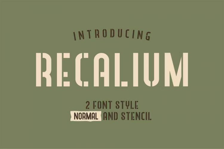 35+ Best Stencil Fonts: Revamp Your Designs for Free (Paid incl.)