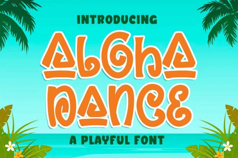 30+ Best Hawaii Fonts ? For Vacation Designs (Free & Paid) - The Designest