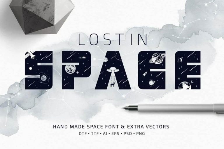 40+ Best Space Fonts For Space-Themed Designs (Free & Paid) - The Designest