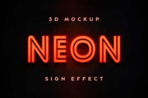 25+ Best Neon Sign Mockup Templates - The Designest