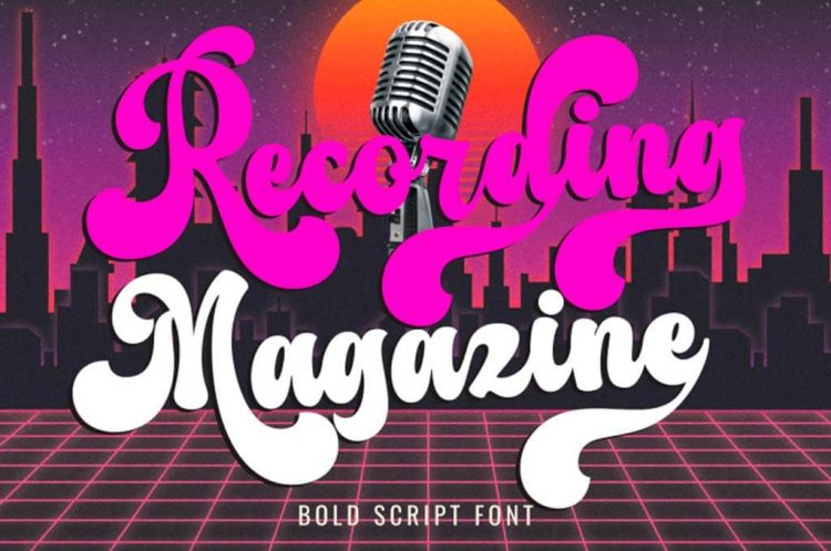30+ Best 70s Fonts For Retro-Style Designs - The Designest