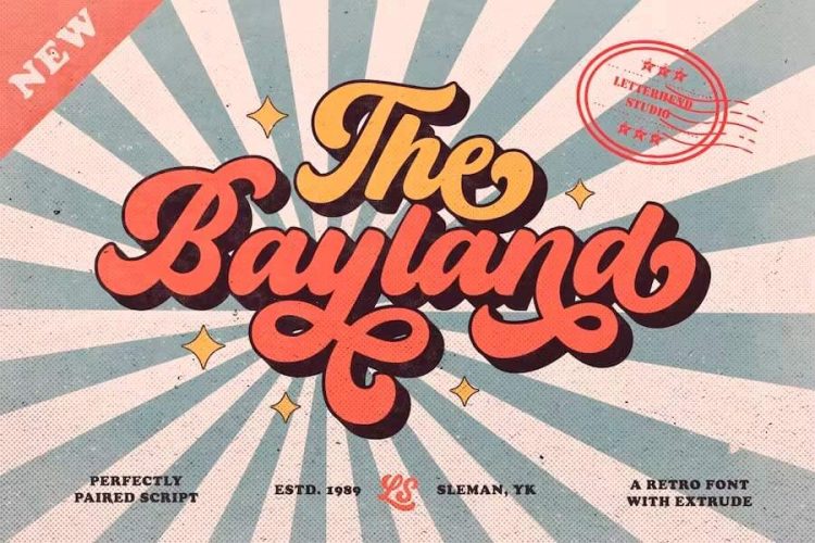 35+ Best Groovy Fonts From the 70s