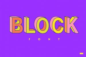 40+ Best Block Fonts With Geometric Look