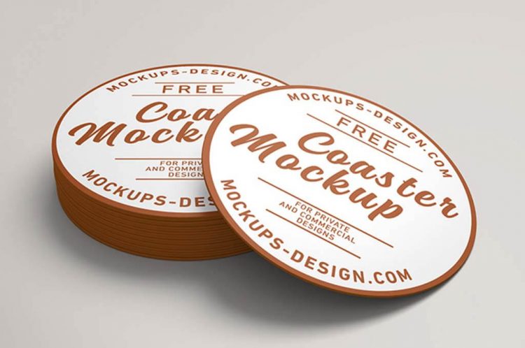 25+ Coaster Mockup Templates (Free & Paid)