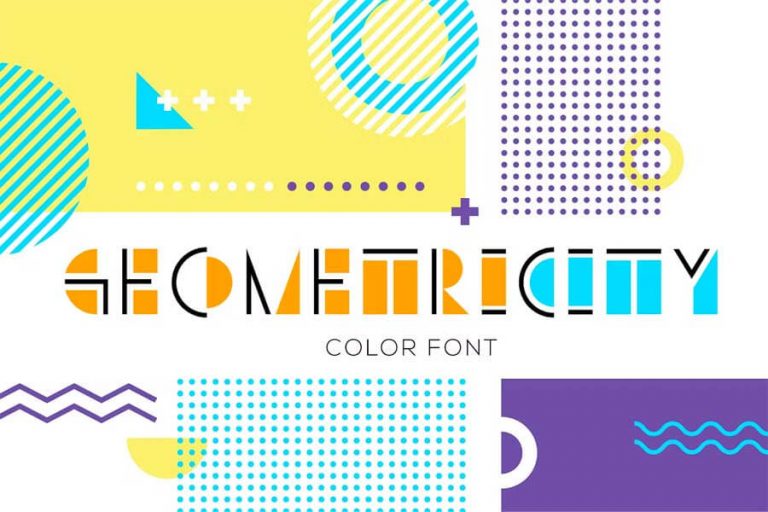 40+ Best Block Fonts With Geometric Look