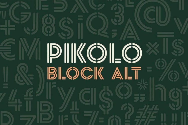 40+ Best Block Fonts With Geometric Look