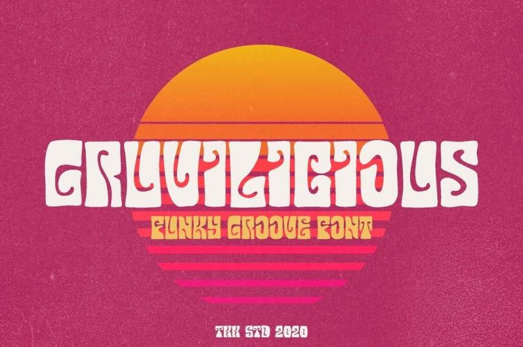 35+ Psychedelic Fonts For Mind-Expanding Designs【Free & Paid】